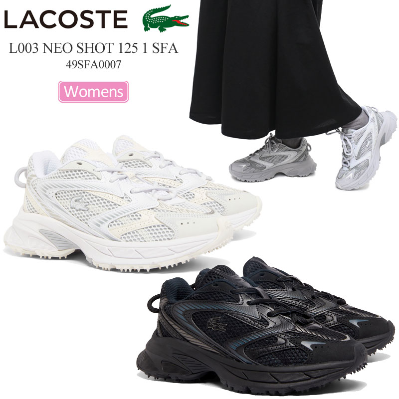 【楽天市場】ラコステ LACOSTE スニーカー レディース L003 NEO SHOT 125 1 SFA ネオショット 49SFA0007 ...