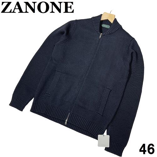 【楽天市場】【未使用 定価6.6万】ZANONE ザノーネ 5ゲージ ウール ボンバージャケット 46 S～M ネイビー 紺 5G ミドルゲージ カーディガン キョ−ト：ブランド販売 ...