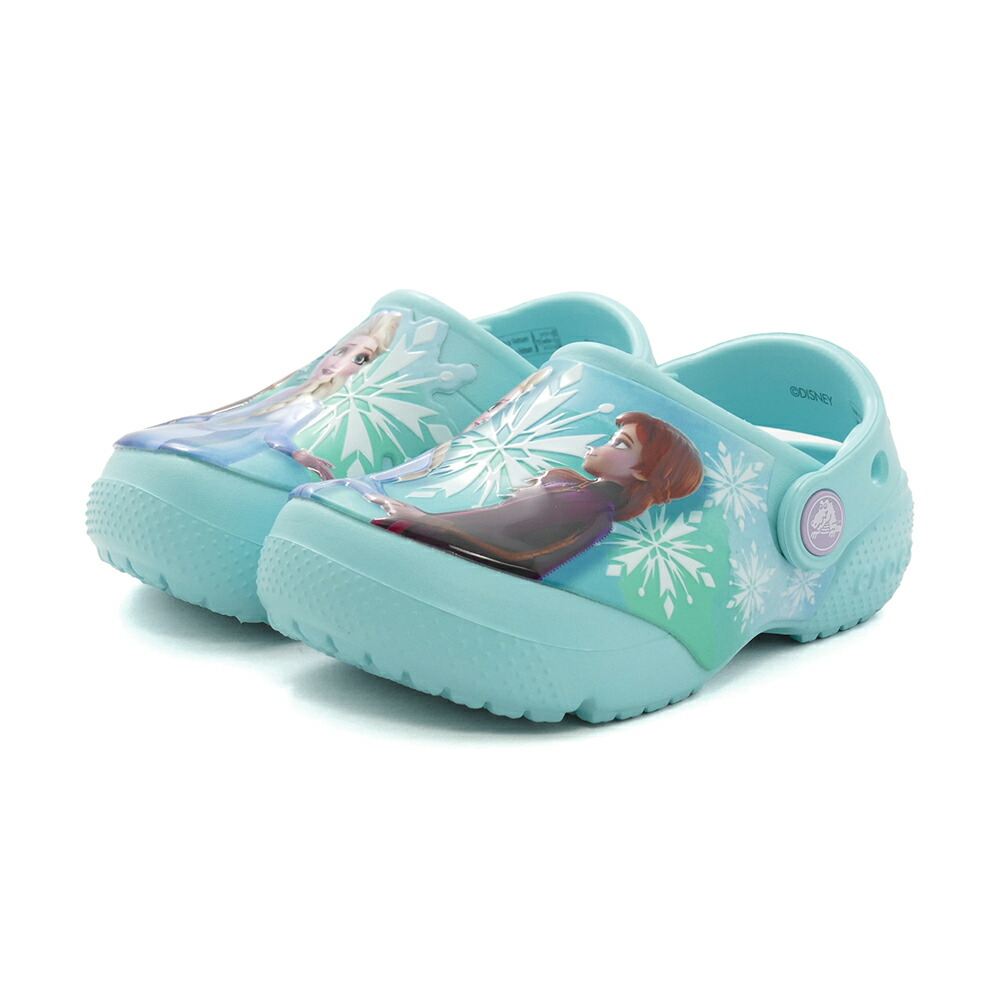 【楽天市場】サンダル クロックス crocs ファンラブ『アナと雪の女王2』クロッグトドラー アイスブルー 青 206804-4O9 キッズ ...