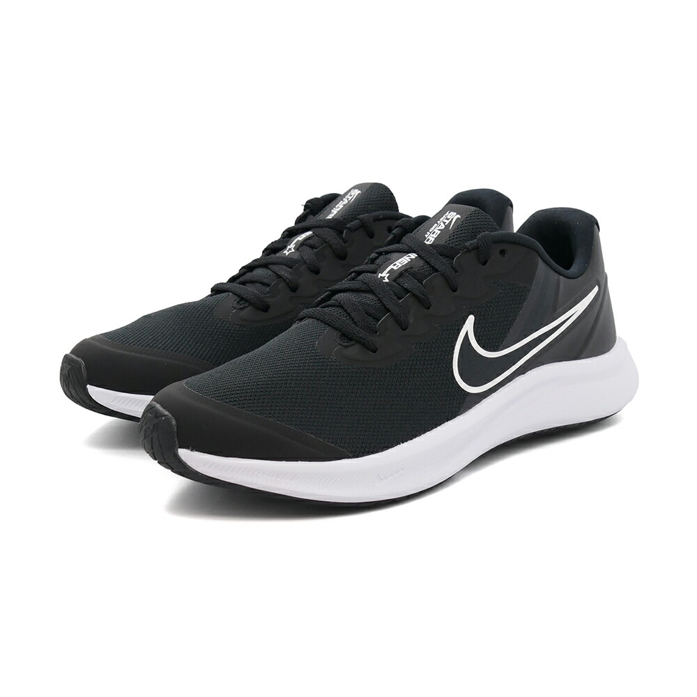 【楽天市場】スニーカー ナイキ NIKE スターランナー3GS ブラック 黒 DA2776-003 ジュニア レディース シューズ 靴 ...