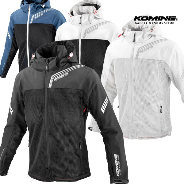 【楽天市場】★送料無料★KOMINE 07-179/JK-179 エニグマライト ハーフメッシュパーカ《春・夏・3シーズン対応》/コミネ：MotoGoods Market