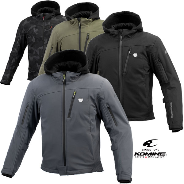 【楽天市場】★送料無料★KOMINE 07-5902/JK-5902 プロテクトソフトシェルウインターパーカ /コミネ：MotoGoods Market