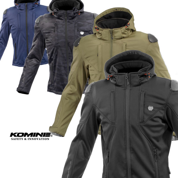 【楽天市場】★送料無料★KOMINE 07-6235/JK-6235 ハイプロテクトソフトシェルシステムパーカ セット【秋・冬・3シーズン対応】/コミネ：MotoGoods Market
