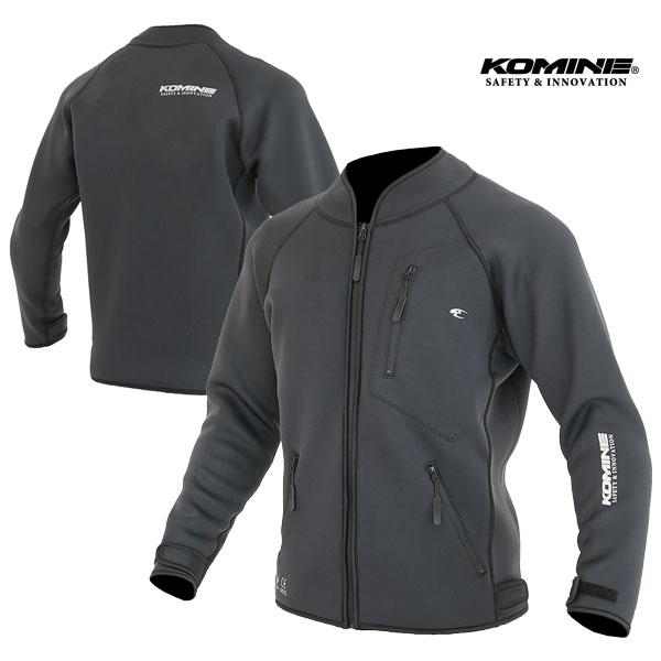 【楽天市場】★送料無料★KOMINE 07-631/JK-631 エニグマライトウェットスーツジャケット【ブラック・秋・冬・3シーズン対応】/コミネ：MotoGoods Market