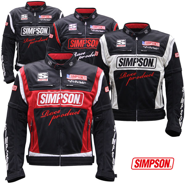 【楽天市場】★送料無料★SIMPSON NSM-D02【春・夏】ライダーズメッシュジャケット /トレーダーハウス：MotoGoods Market