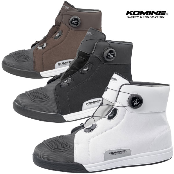 【楽天市場】★送料無料★KOMINE 05-301/BK-301 ダイヤルフィットWPライディングスニーカー /コミネ：MotoGoods Market