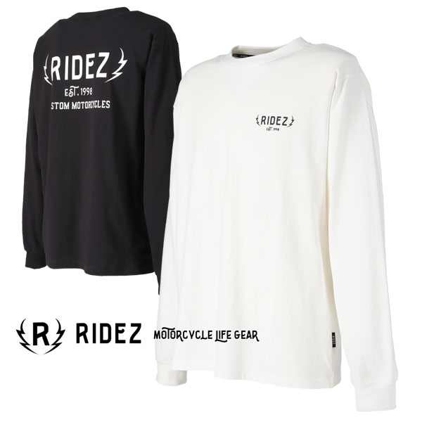 【楽天市場】アウトレット特価★送料無料！RIDEZ THUNDER LOGO LONG SLEEVE TEE RD7004 モーターサイクル ...