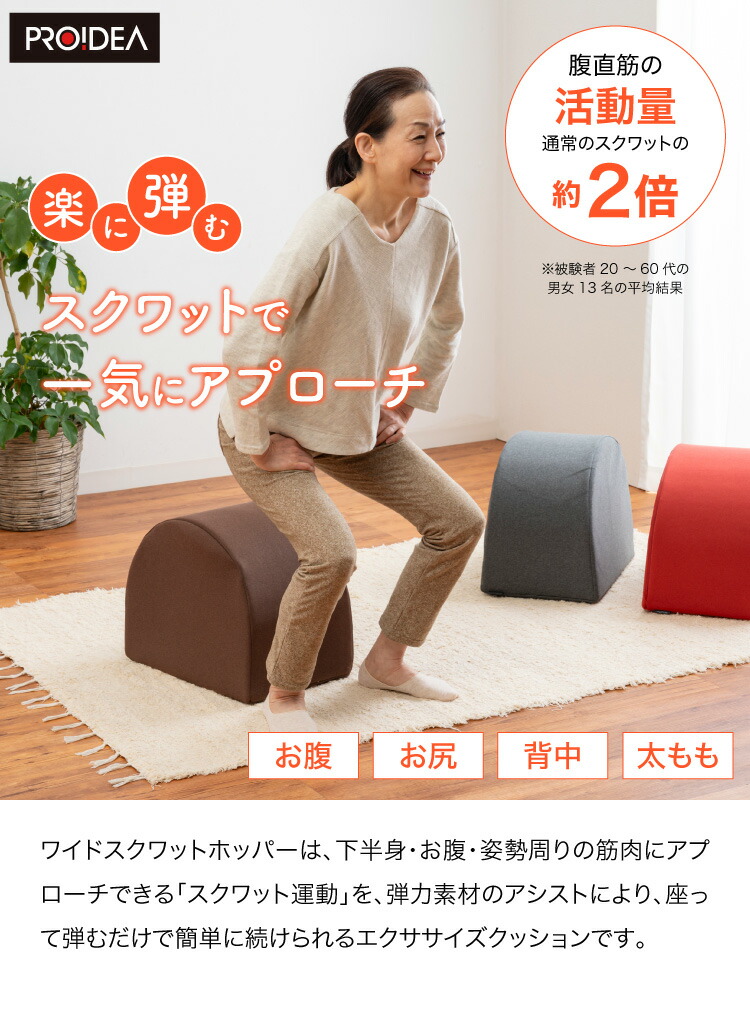 【楽天市場】PROIDEA （プロイデア） ワイドスクワットホッパーテレビショッピング 大人気：M-GRIT