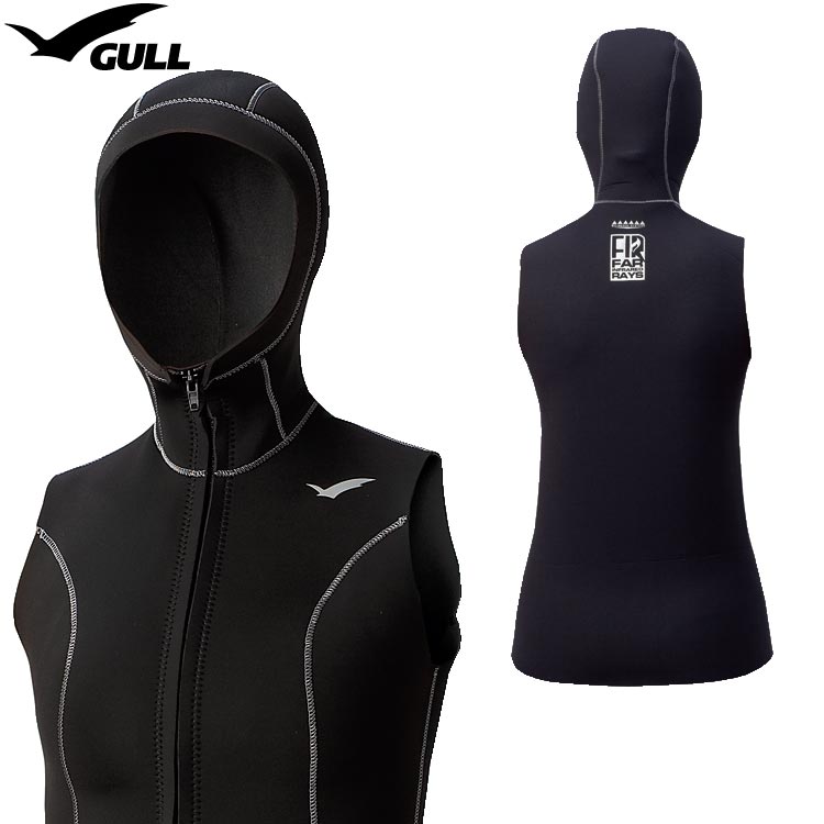 【楽天市場】ダイビング [ GULL ] 2mm×3mmFIRフードベスト レディース GW-6660A FIR FOOD VEST WOMEN'S GW6660A：エムアイシー21（mic21）