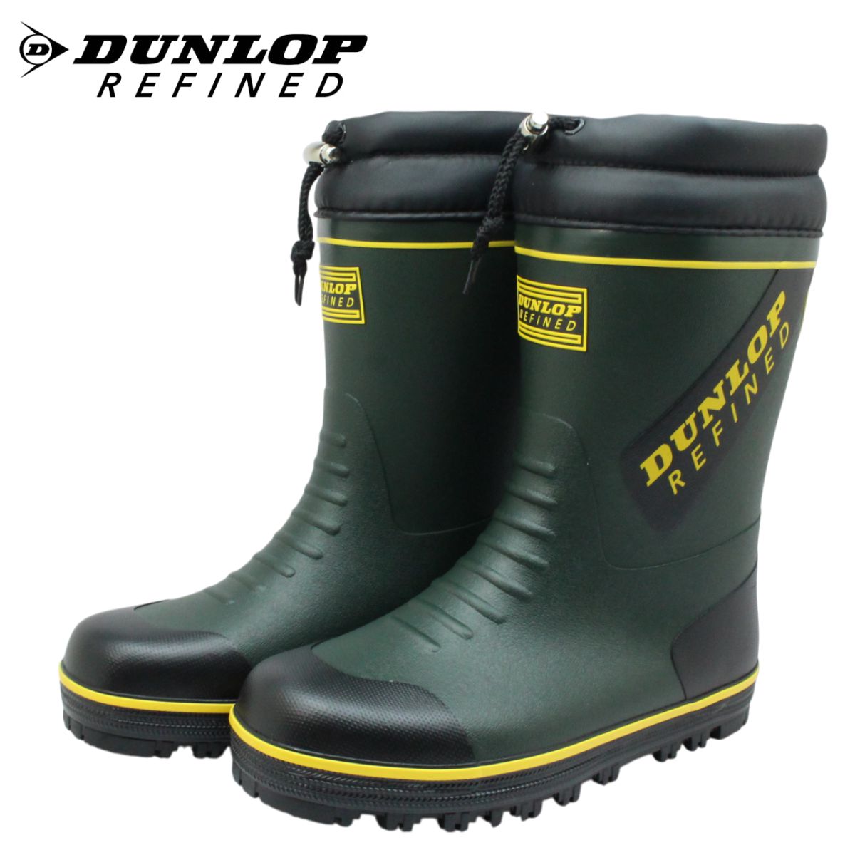 【楽天市場】ダンロップ DUNLOP リファインド メンズ 長靴 B0814 BG0814 ウィンターブーツ 防滑 防水 防寒 ショート丈 ...