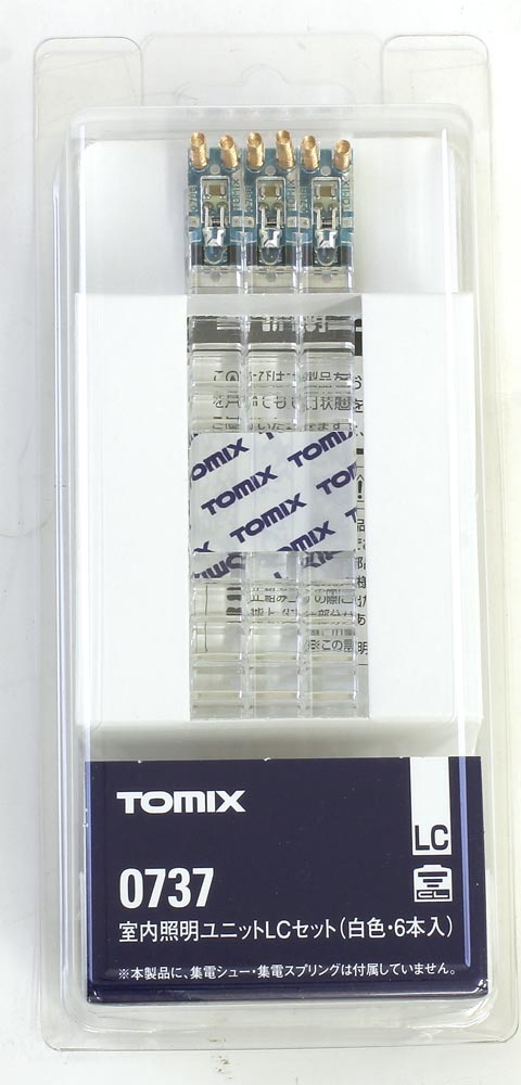 【楽天市場】室内照明ユニットLCセット（白色・6本入）【TOMIX・0737】「鉄道模型 Nゲージ トミックス オプションパーツ」：ミッドナイン