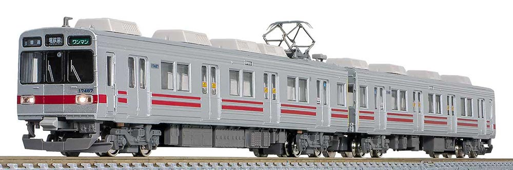 【楽天市場】富山地方鉄道17480形（前面赤帯 第4編成）2両編成セット（動力付き）【グリーンマックス・30986】「鉄道模型 Nゲージ ...