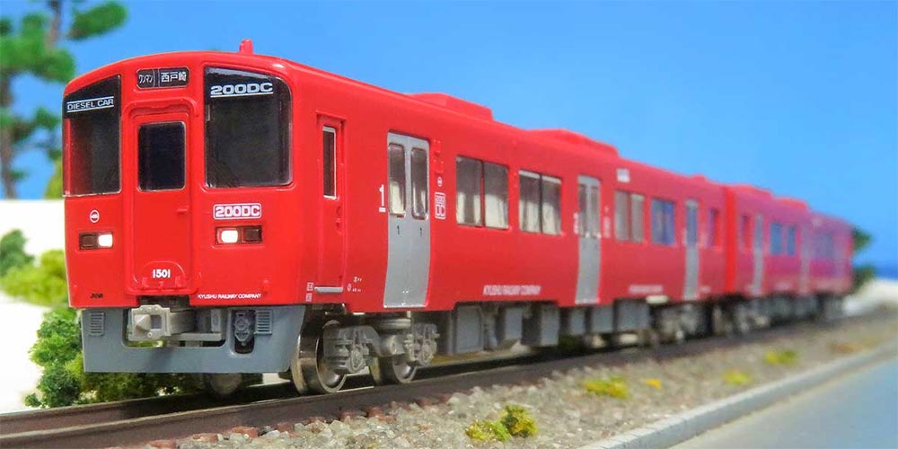 【楽天市場】※新製品 2月発売※JR九州キハ200形（552+1552 大分車）2両編成セット（動力付き）【グリーンマックス・32111 ...