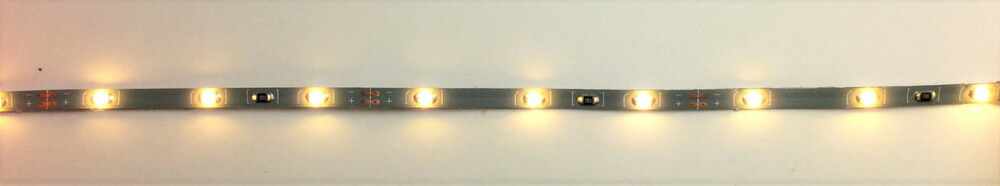 【楽天市場】極細テープLED 3mm幅 60LED/m 非防水 電球色【モデルトレインプラス・TL3061WW】「鉄道模型 Nゲージ」：ミッドナイン