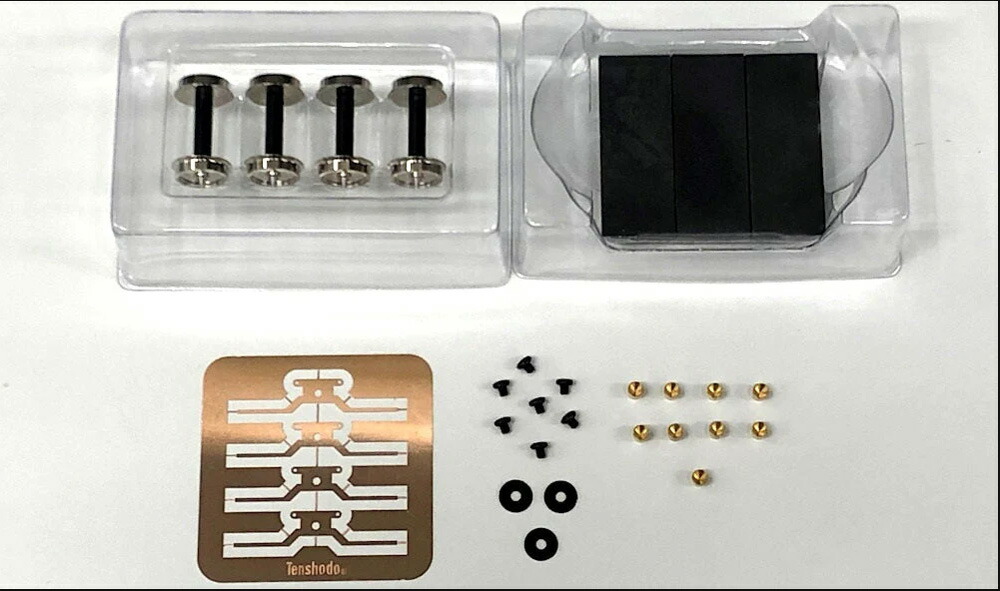 【楽天市場】T-Evo用 走行化パーツキット （φ10.5 プレート車輪）【天賞堂・69006】「鉄道模型 HOゲージ」：ミッドナイン