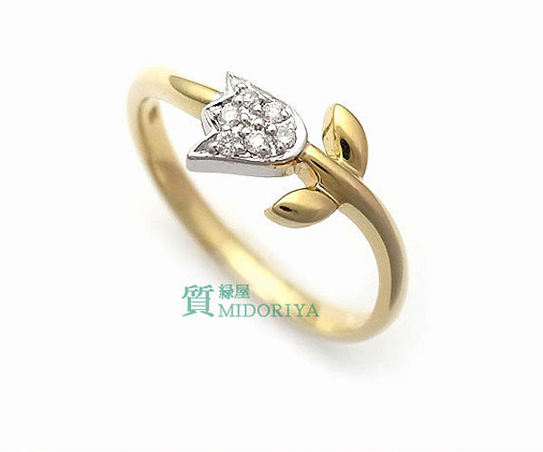 【楽天市場】【緑屋質屋】TOUS（トウス） ダイヤモンドリング K18YG/WG【中古】：質 緑屋