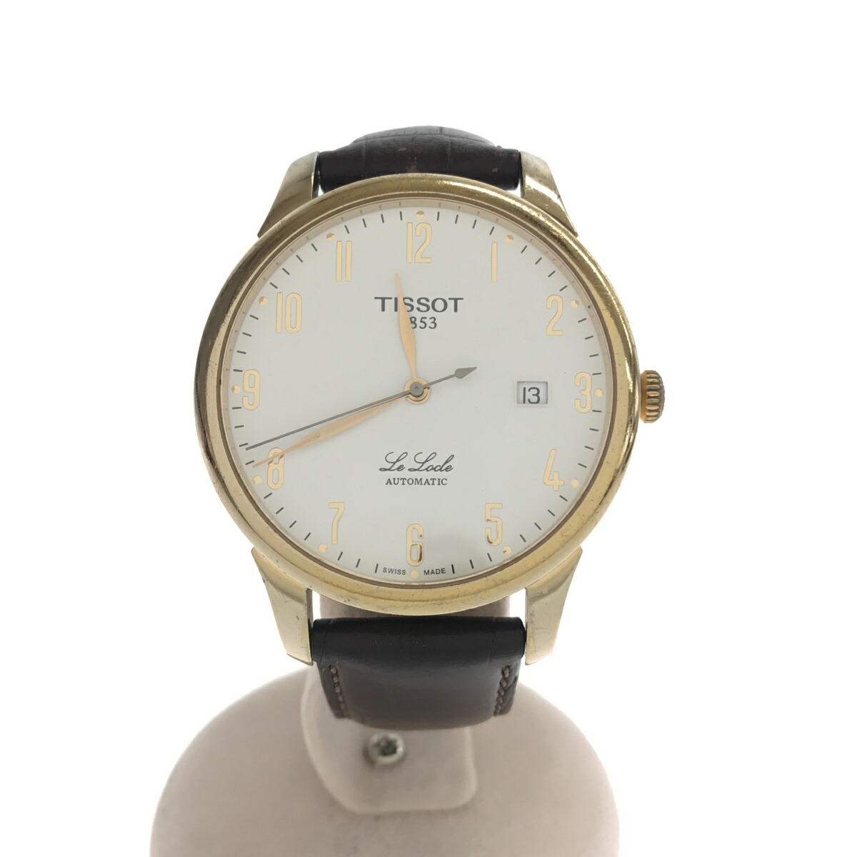 【楽天市場】質屋 腕時計 ティソ TISSOT 1853 ル ロックル 自動巻き L164/264 SS デイト オートマティック eco46 ...