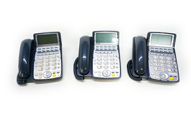 【楽天市場】【中古ビジネスフォンセット NTT製 BX2：A75】BX2-IRPTEL＜1＞＜K＞ 3台BX2−ISDN用留守番停電電話機（黒）（1）：三河物産