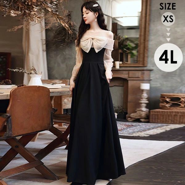 楽天市場】ドレス 大人 ピアノ 発表会 ロングドレス 演奏会 結婚式