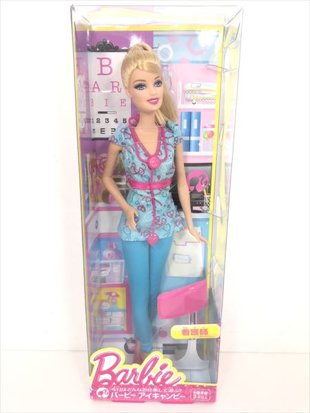 【楽天市場】〇【 Barbie バービー 】『 バービー アイキャンビー 看護師 』人形 ドール Doll MATTEL マテル BLT10 ...