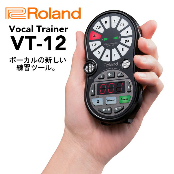 【楽天市場】Roland ローランド Vocal Trainer VT-12-BK：三木楽器 楽天市場店