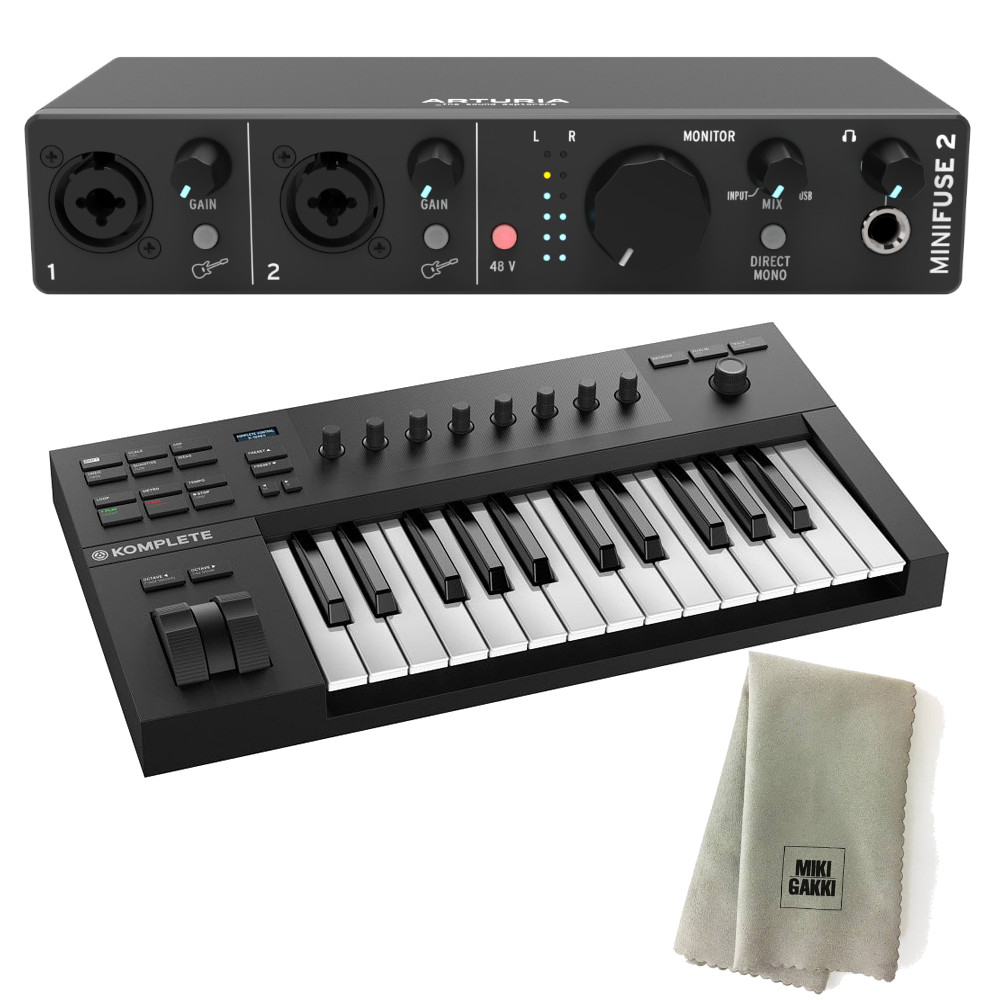 【楽天市場】Native Instruments KOMPLETE KONTROL A25 MIDIキーボード + Arturia ...