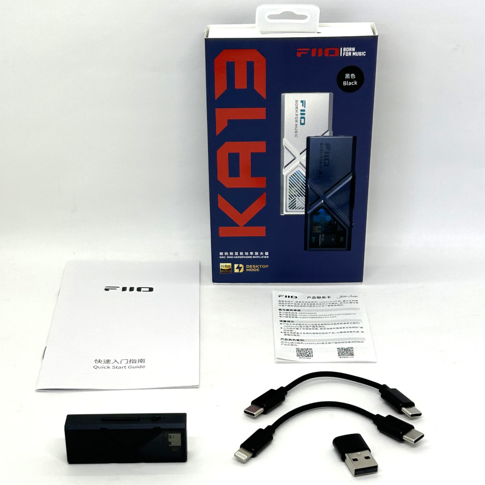 【楽天市場】《アウトレット》 ヘッドホンアンプ FIIO USB DAC 内蔵 KA13 ブラック (FIO-KA13-B)：三木楽器 楽天市場店