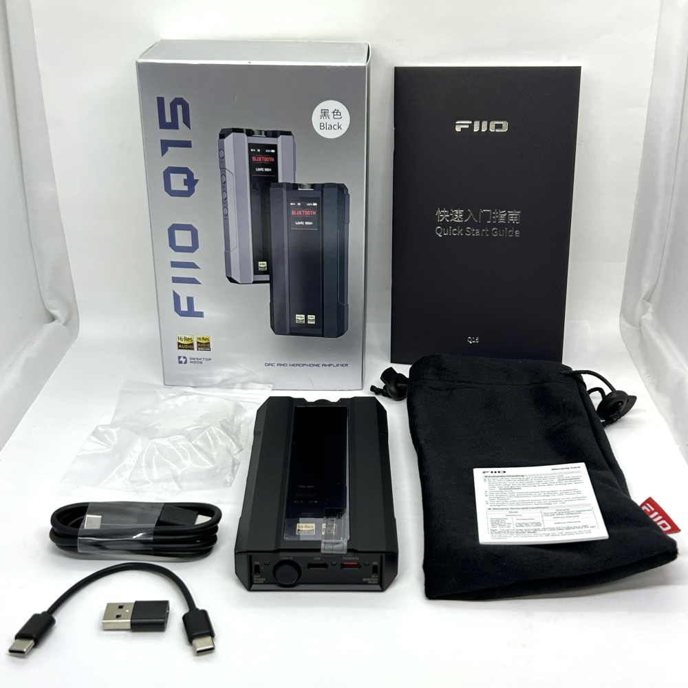 【楽天市場】《アウトレット品》FIIO USB DAC内蔵ヘッドホンアンプ Q15 ブラック (FIO-Q15-B)：三木楽器 楽天市場店