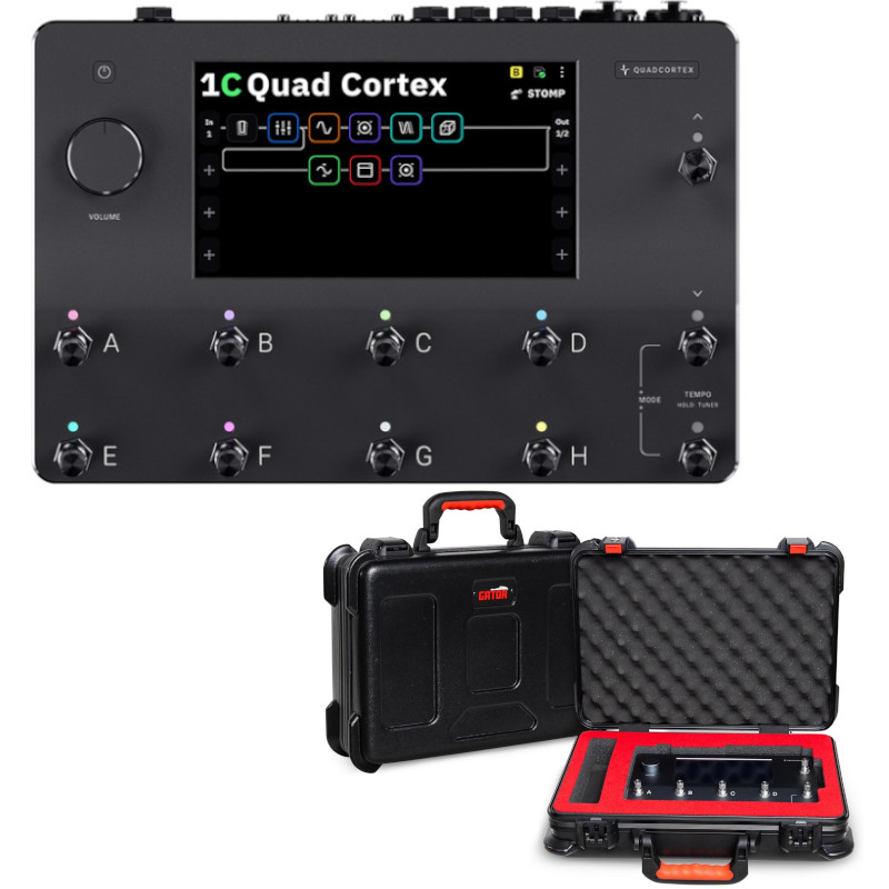 【楽天市場】Neural DSP Quad Cortex [フロアプロセッサー] + GATOR Quad Cortex専用 ハードケース セット ※最新ファームウェアCorOS 3.0.0 ...