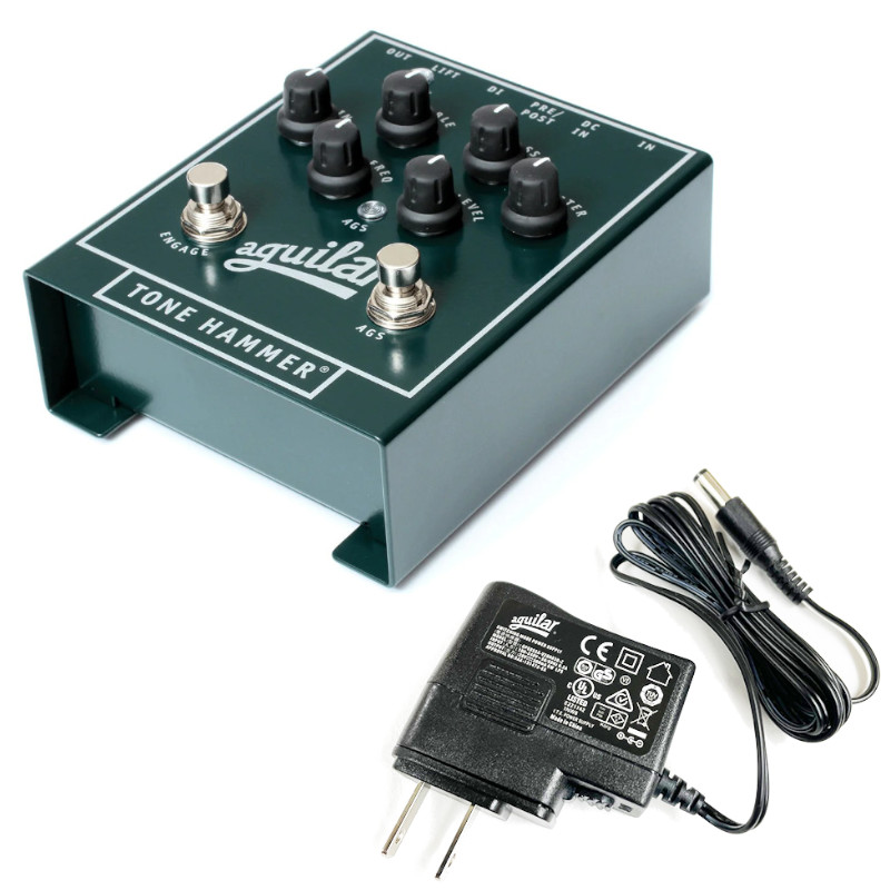 【楽天市場】Aguilar アギュラー TONE HAMMER [PREAMP / DIRECT BOX] + AC Adapter 専用 ...