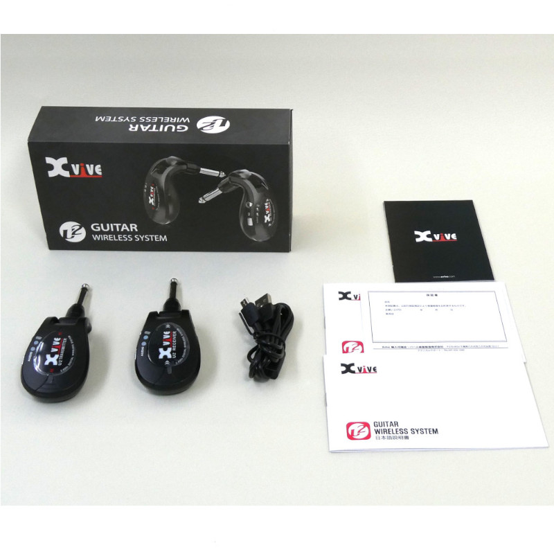 【楽天市場】《アウトレット品》 Xvive XV-U2 Wireless Guitar System（ブラック） エレキギター ワイヤレス ...