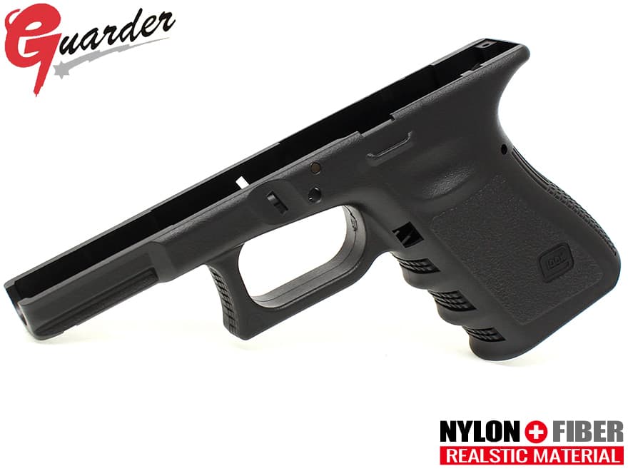 【楽天市場】GLOCK-60(BK) GLK-60(BK) GUARDER オリジナルフレーム US KJ G19/G23 リアルナイロン ...
