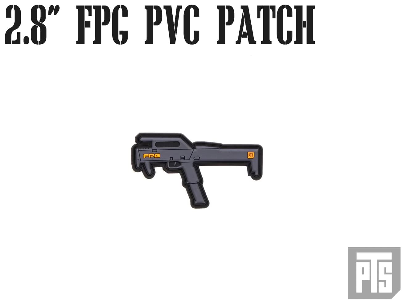 【楽天市場】【正規品】PTS 2.8インチ FPG PVC パッチ BK PTS公式グッズ PTS FPGを再現！装備やギアのアクセントに ...