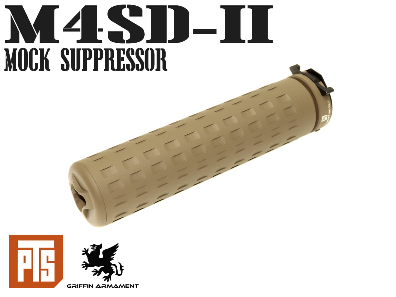【楽天市場】【正規品】PTS Griffin Armament M4SD-II Mockサプレッサー / non US Ver サイレンサー ...