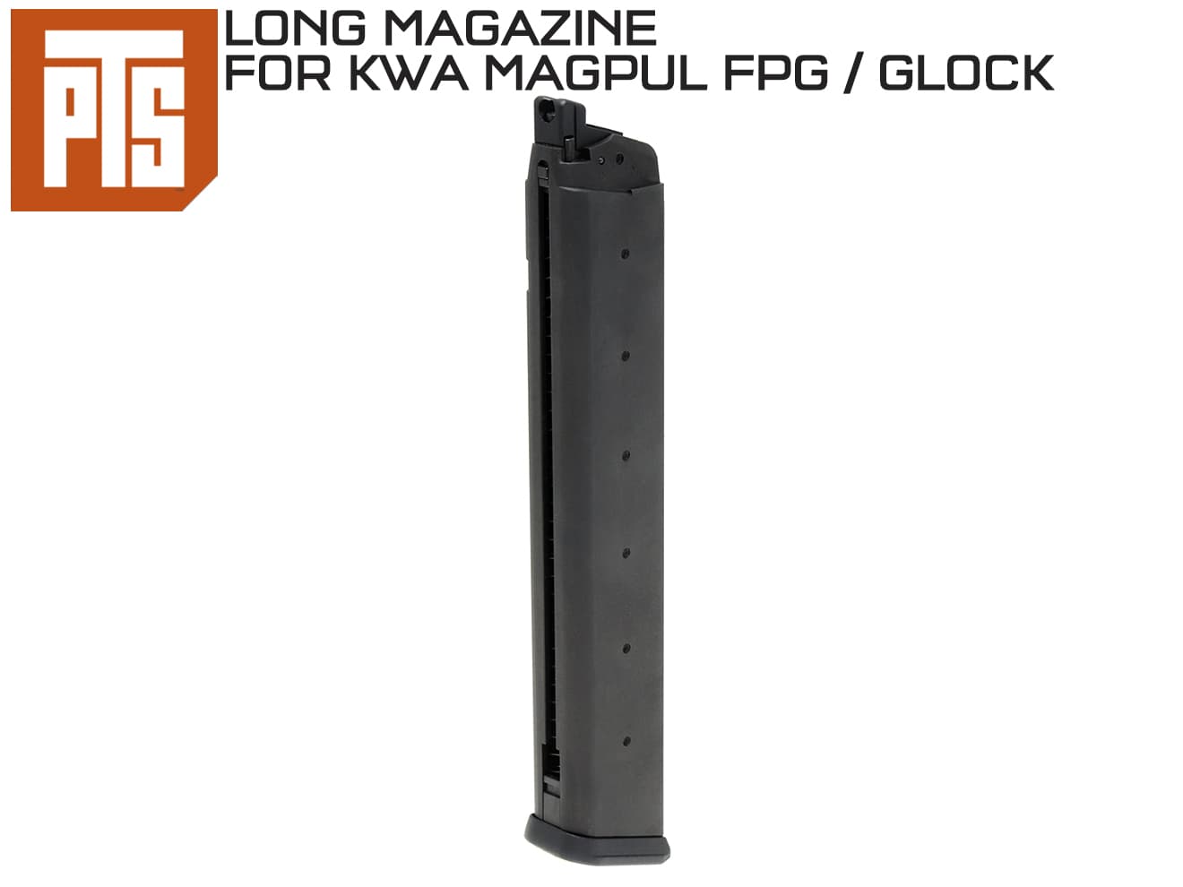 【楽天市場】【正規品】PTS KWA FPG ロングマガジン KWA KSC GBB FPG/グロック対応 MAGPULロゴ入り 49連 ...