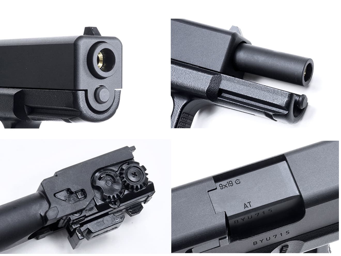 【楽天市場】GLK-179(A)BK GUARDER スチールCNC アウターバレル TM G19 マルイ 新型G19対応 リアルな質感 P ...