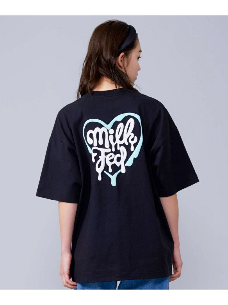 【楽天市場】MELTY HEART WIDE S/S TEE MILKFED. MILKFED. ミルクフェド トップス カットソー・Tシャツ ...