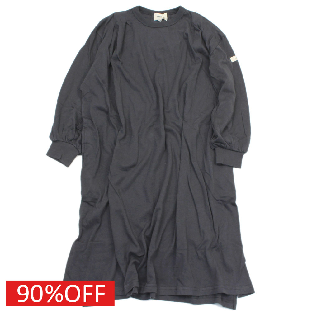 【楽天市場】【子供服/ジュニア/アンディニー/undeny./キッズ/大人/女の子】 セール 【80%OFF】 タックワンピース チャコール ...