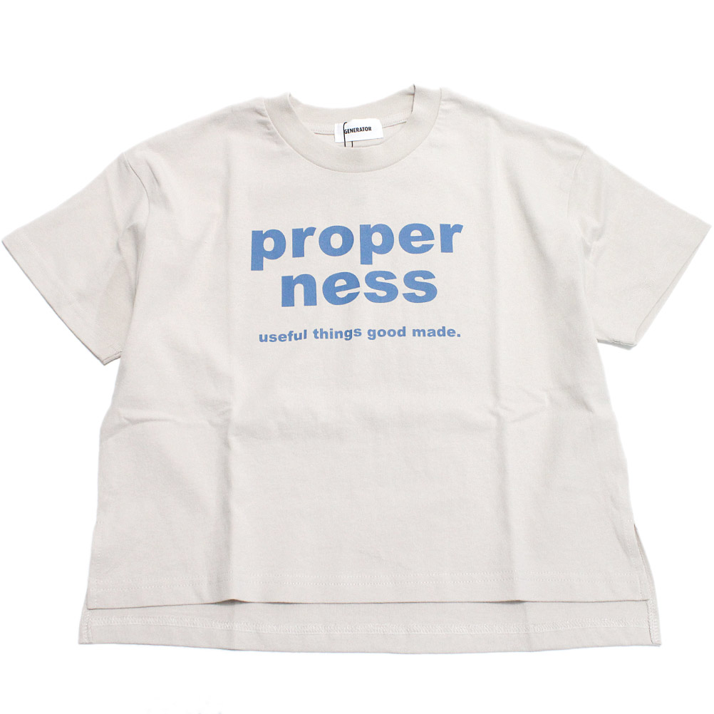 【楽天市場】【ジェネレーター/子供服/GENERATOR/ジュニア 】 セール 【60%OFF】 properness ビッグTシャツ サンド ...