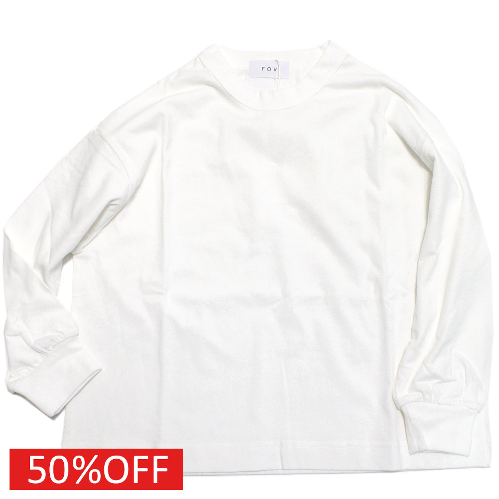 【楽天市場】【FOV/フォブ/こども服/キッズ/親子/カジュアル】 セール 【50%OFF】 PLAIN ビッグ L/S Tシャツ ホワイト ...