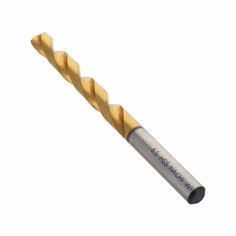 【楽天市場】NACHi 鉄工用チタンコーティングドリル 8.5mm 454285：ミナトワークス
