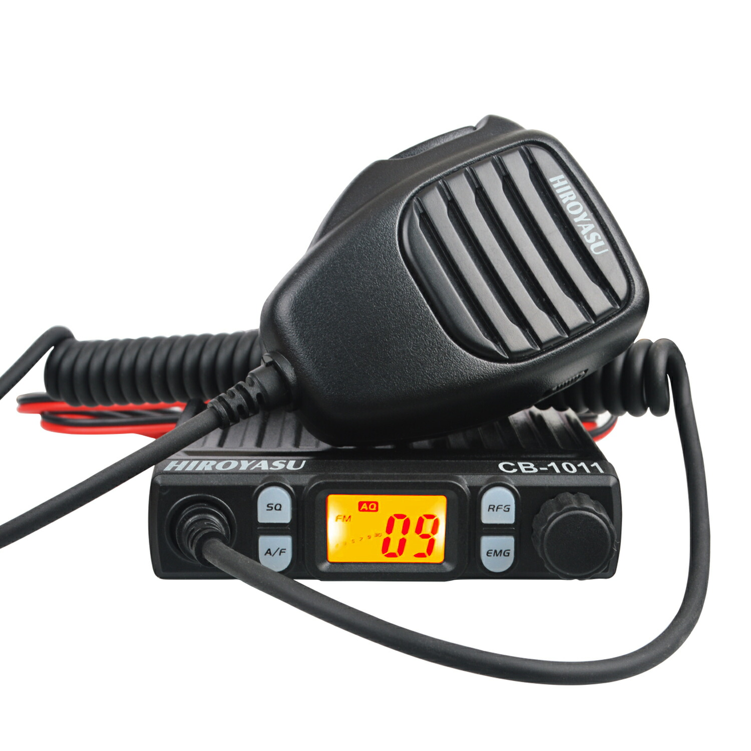 【楽天市場】CB 無線11メートル 27MHz AM/FM 40ch 4/8w cb-1011 12v シガレットライター：minato ...