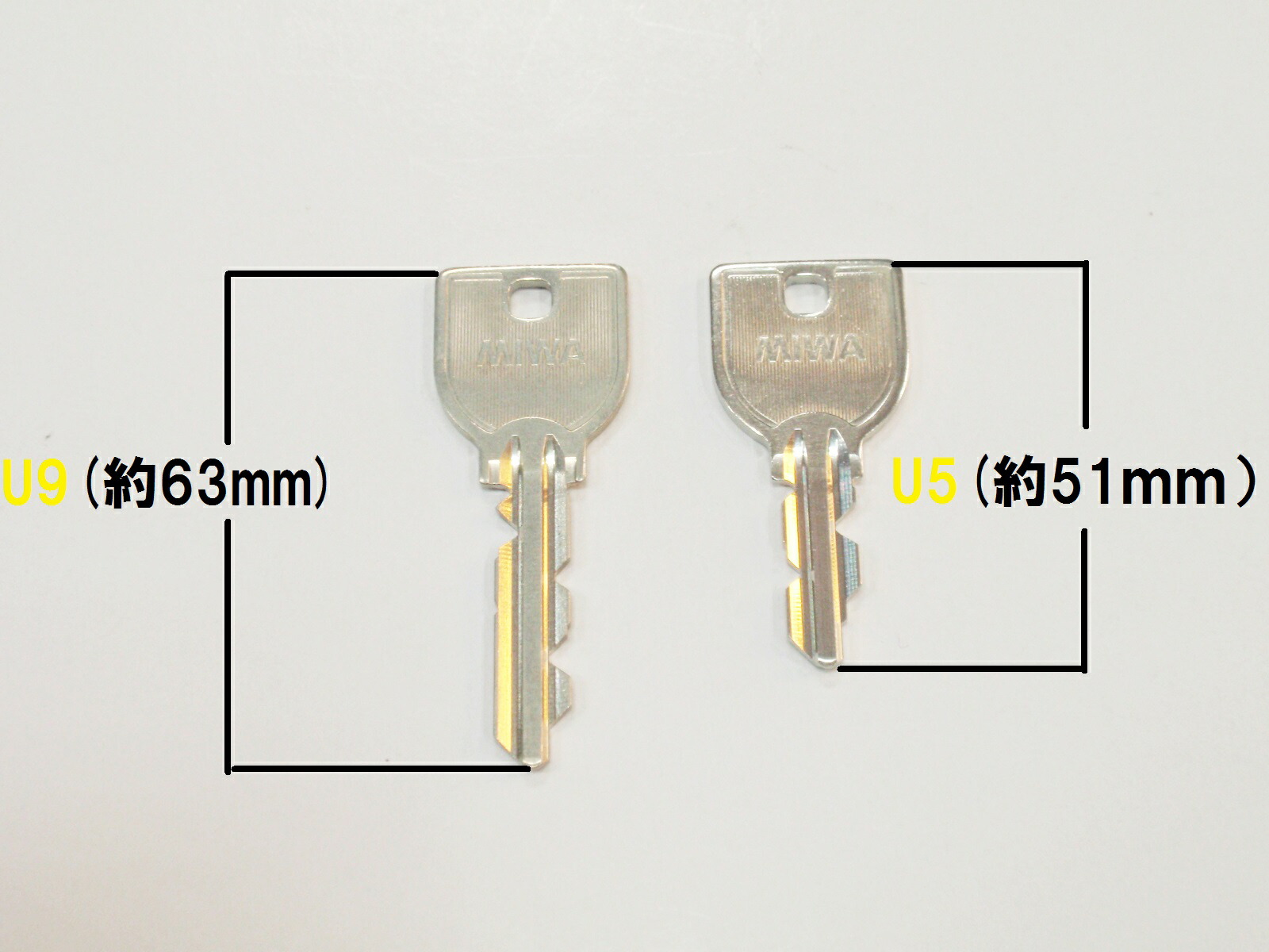 【楽天市場】MIWA （美和ロック） 純正キー U9 U5 U6 PX 合鍵 スペアキー 子鍵：港町MARKET 楽天市場店