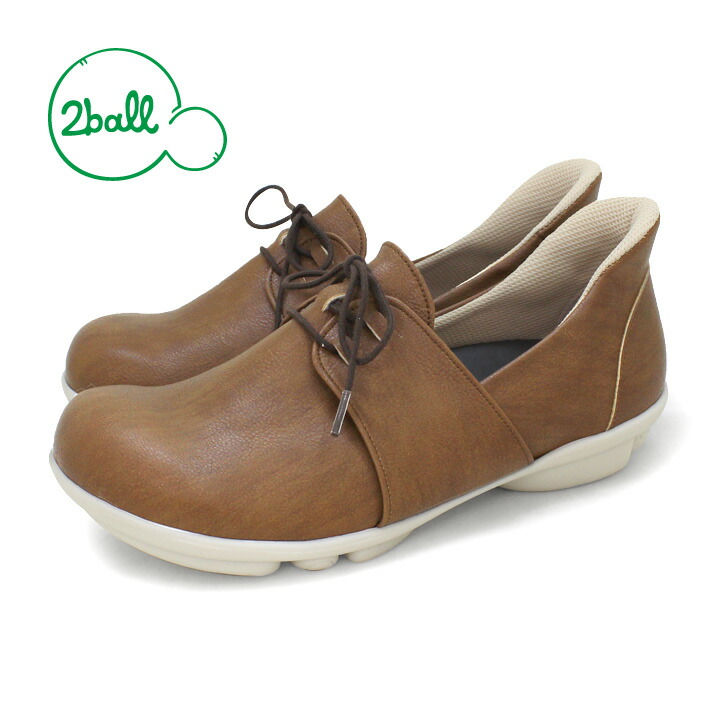 【楽天市場】2ball-ツヴォル スットオンTB-503 ハンズフリー レースアップ シューズ 痛くない パンプス 疲れない ぺたんこ ナチュラル すっとん：リゲッタ公式ショップ