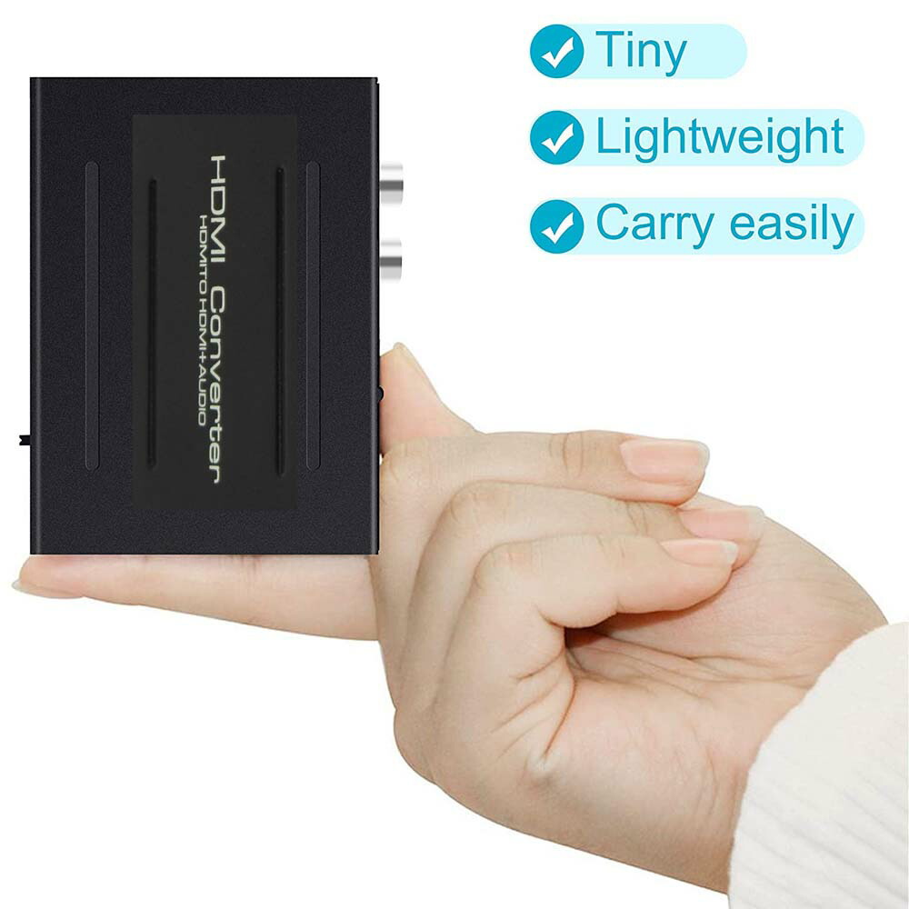 【楽天市場】HDMI コンバーター 音声 分配器 音声分離 4K@30Hz HDMI 光デジタル オーディオ アナログ サウンド分離器 変換器 SPDIF + RCA白赤 L/R 音声出力 ...