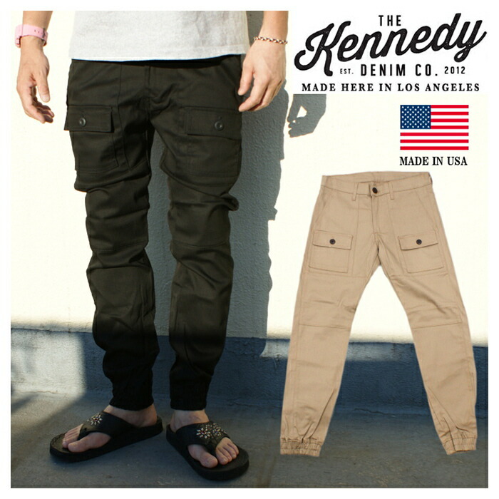【楽天市場】 ケネディーデニム KENNEDY DENIM RUGGER WEEKEND JOGGER PANTS ジョガーパンツ チノパン ...