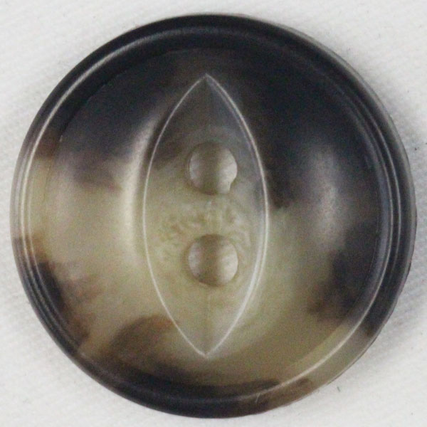 【楽天市場】ボタン 釦 水牛調プラスチックボタン 13mm 1個入 茶 ベージュ 二つ穴 ネコ目 プラスチックボタン カラー サイズ豊富 ...