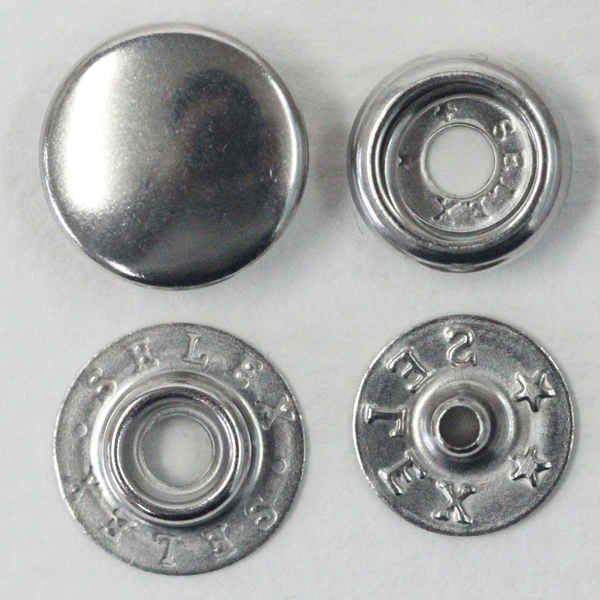 【楽天市場】ボタン お徳用 ドットボタン 7301 SELEX 13mm 30セット入 ジャンパーホック P-SSL NI xP-SSL NI ...