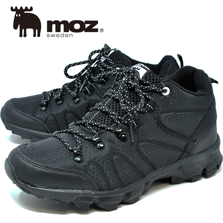 【楽天市場】メンズ レインシューズ 防水 スニーカー 滑りにくい MOZ SWEDEN モズ 2277 ブラック 黒 紳士靴 ミッドカット レインスニーカー カジュアルシューズ 雨 雪：MIO ...