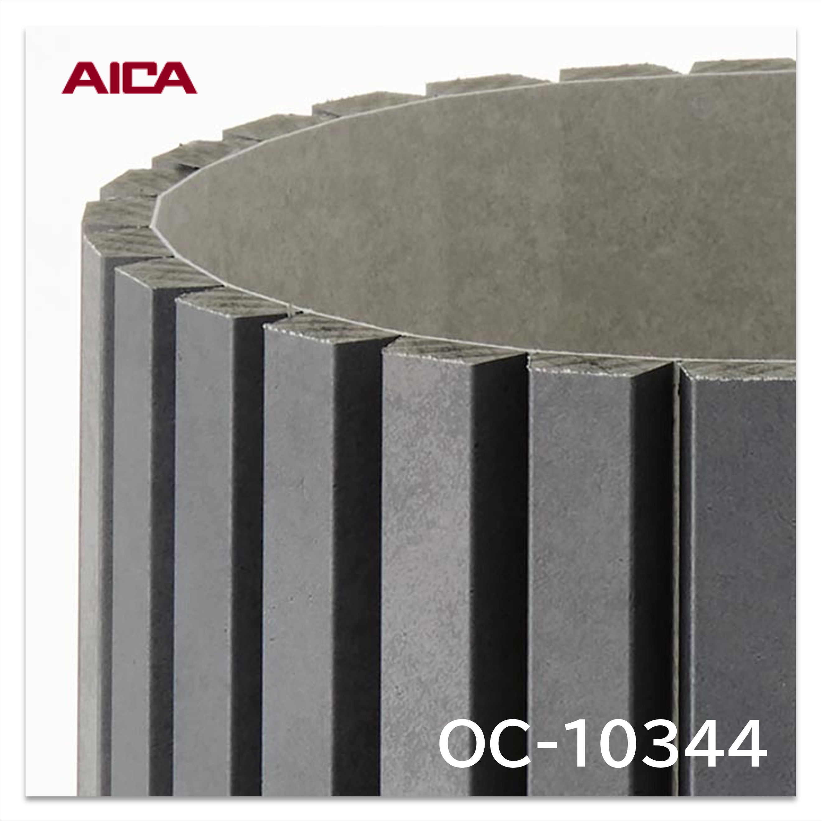 【楽天市場】アイカアール キャニオン OC-10344 1枚入 10.5mm 2×8 612×2440mm 曲面化粧材 リブ材 コンクリート ...